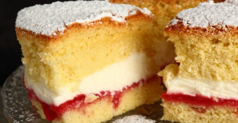 Queen Victoria Layered Sponge Cake - A Royal Treat! - Recipe Patch